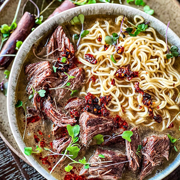 Piedmontese.com | French Onion Short Rib Ramen Recipe
