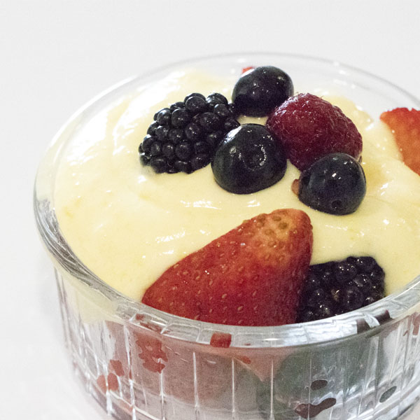 Piedmontese.com | Lemon Mousse With Summer Berries Recipe