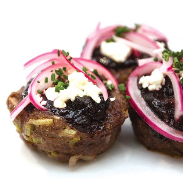 Piedmontese.com | Mini Bison Meatloaves With Blueberry BBQ Sauce, Goat ...